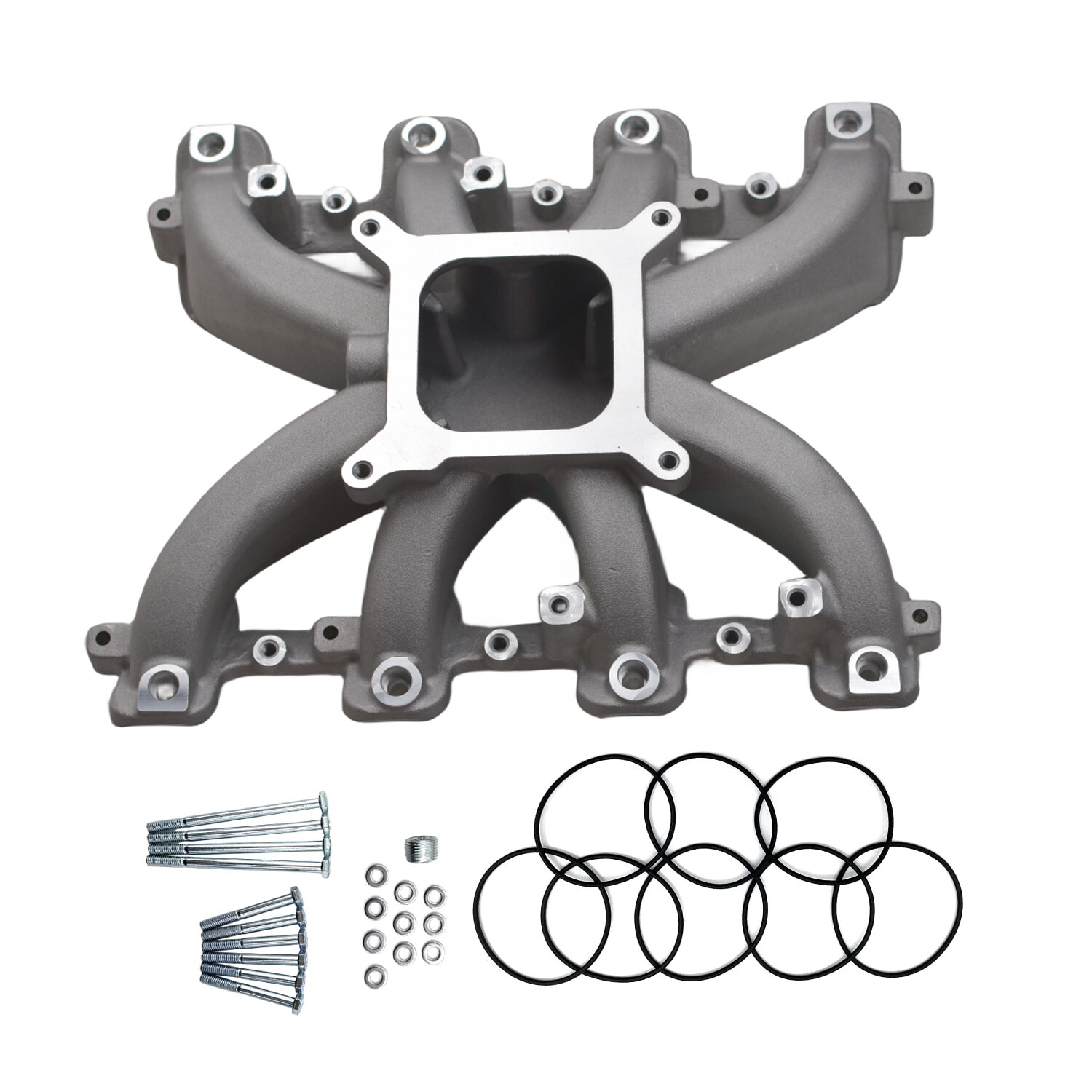 LS Single Plane Mid Rise EFI Intake Manifold for GM LS1/LS2/LS6 300-137 ...