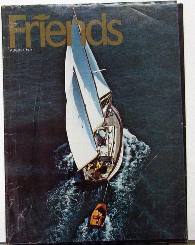 1973 Chevrolet FRIENDS Magazine Aug Issue Sea Fishing Yachting & More ...