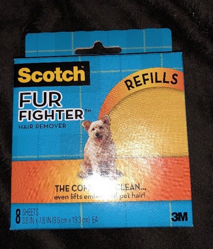 Scotch Fur Fighter Hair Remover 8 Refill Sheets New! | eBay