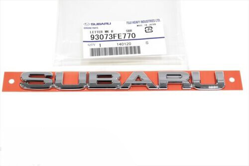 OEM 2006-2007 Subaru Impreza WRX STi Rear Trunk Emblem Nameplate NEW ...
