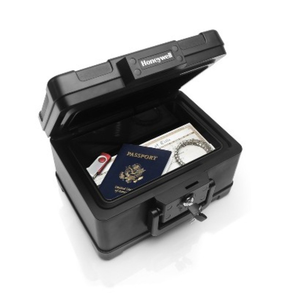 Honeywell Fireproof Safe Box .15 cu ft, Key Lock, 5-Year Warranty ...