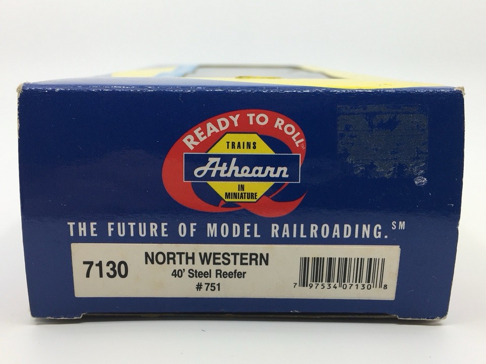 HO Athearn RTR 7130 North Western 40’ Steel Reefer Boxcar NWX #751 | eBay
