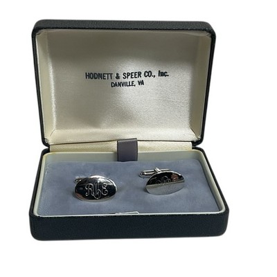 Vintage B.A. Ballou Sterling Silver Cufflinks Monogrammed Cufflinks | eBay