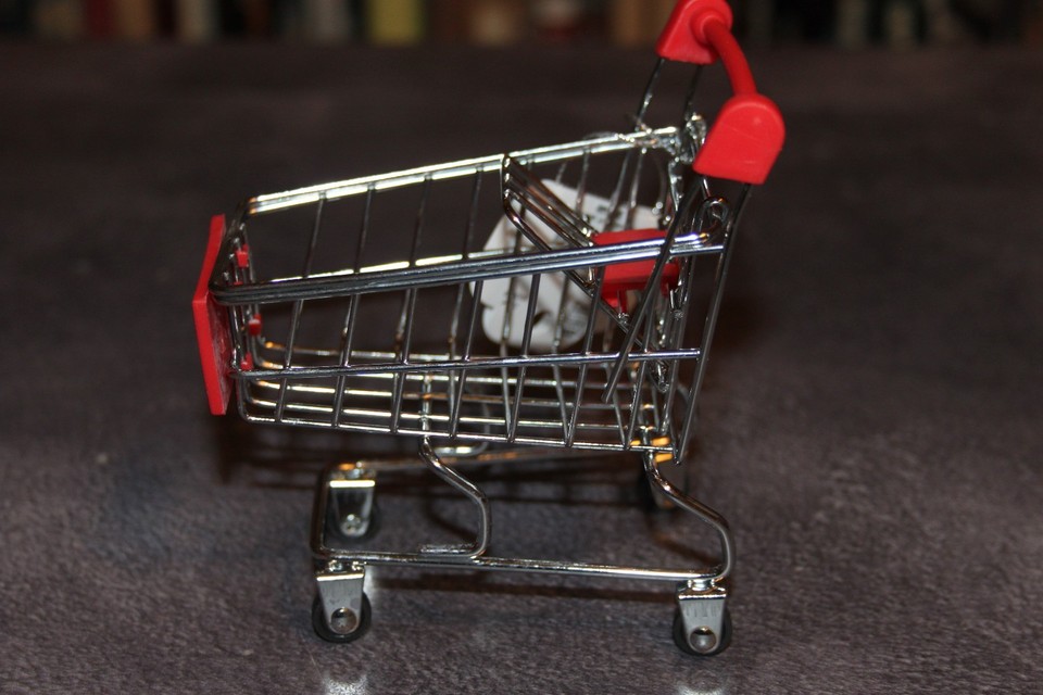 H‑E‑B Shopping Cart Ornament, NEW,HEB Grocery Shopping Basket Christmas ...