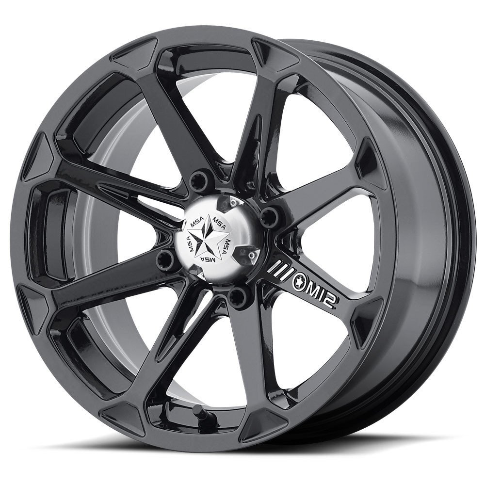 Kit 4 CST Lobo RC Tires 32x10-14 on MSA M12 Diesel Black Wheels CAN | eBay