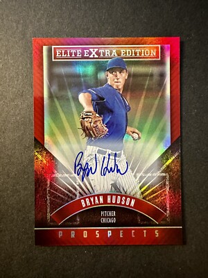 2015 Panini Elite Extra Edition Prospects Auto Bryan Hudson #83 Auto ...