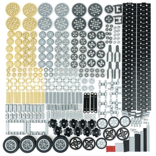Gears-Technic-Parts Sets Wheels-Axles-Connector Bricks-Pieces ...