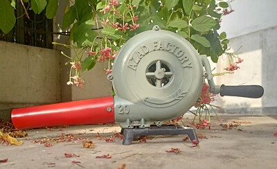 Antique Forge Furnace Vintage Blacksmith Tool Hand Blower Fan Pedal ...