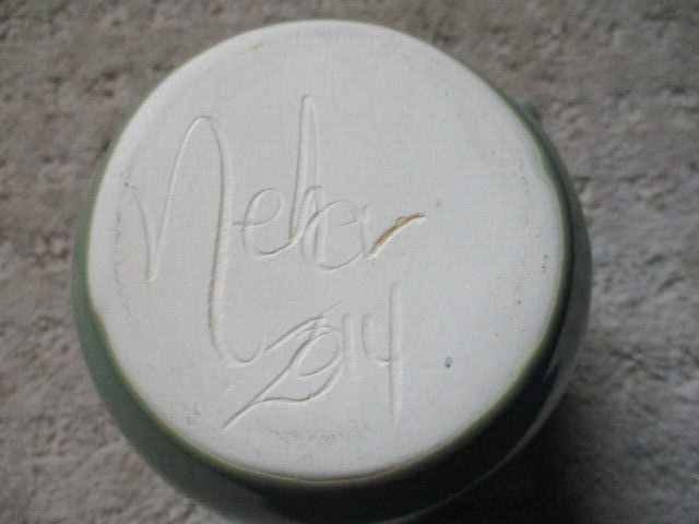 Neher Pottery Glaze Clay In Motion Right Handed Hand Warmer Mug 2014 ...