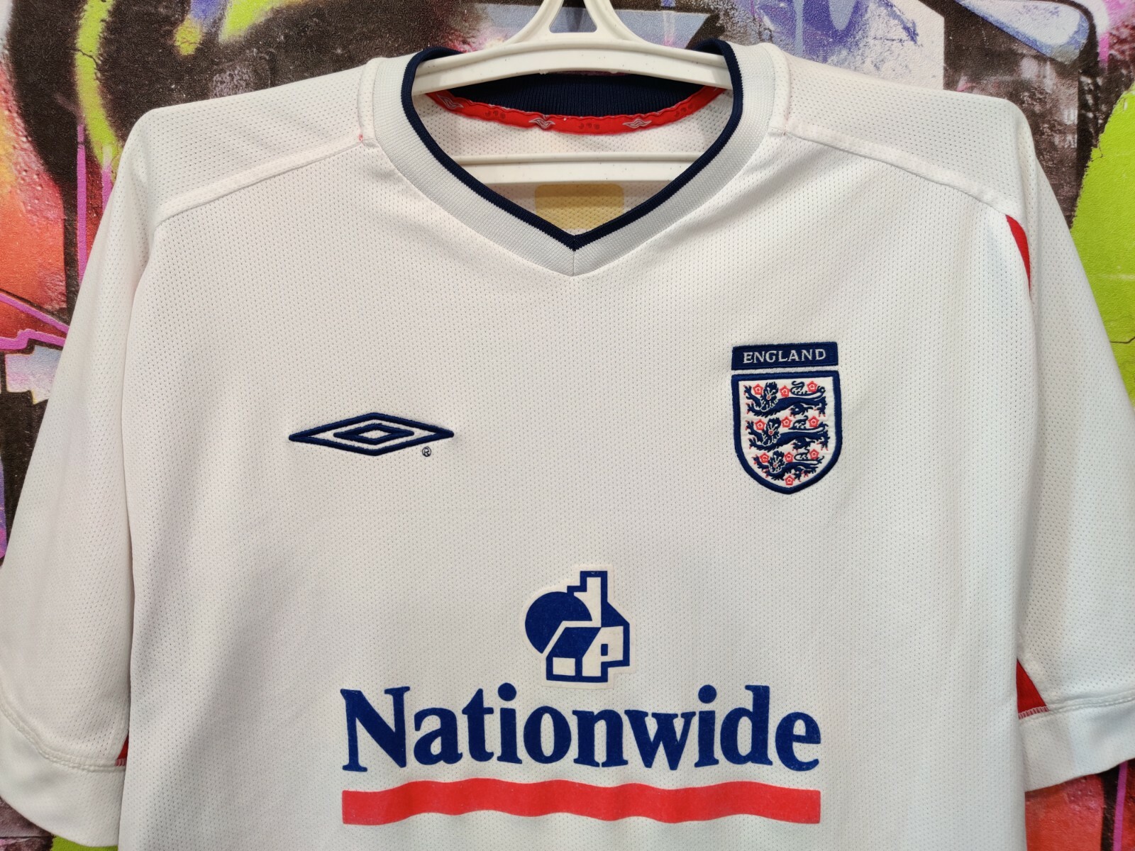 England National Football Team 2000 Shirt Soccer Jersey Umbro Top ...