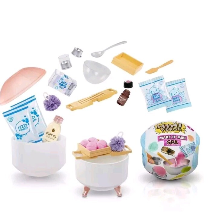 Lot Of 5 MGA Miniverse Spa Series 1 Make It Mini - Plus Display Box New ...