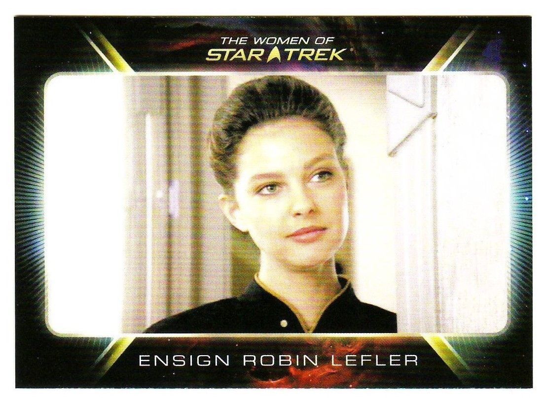 THE WOMEN OF STAR TREK 2010 BASE CARD 41 ENSIGN ROBIN LEFLER ASHLEY ...