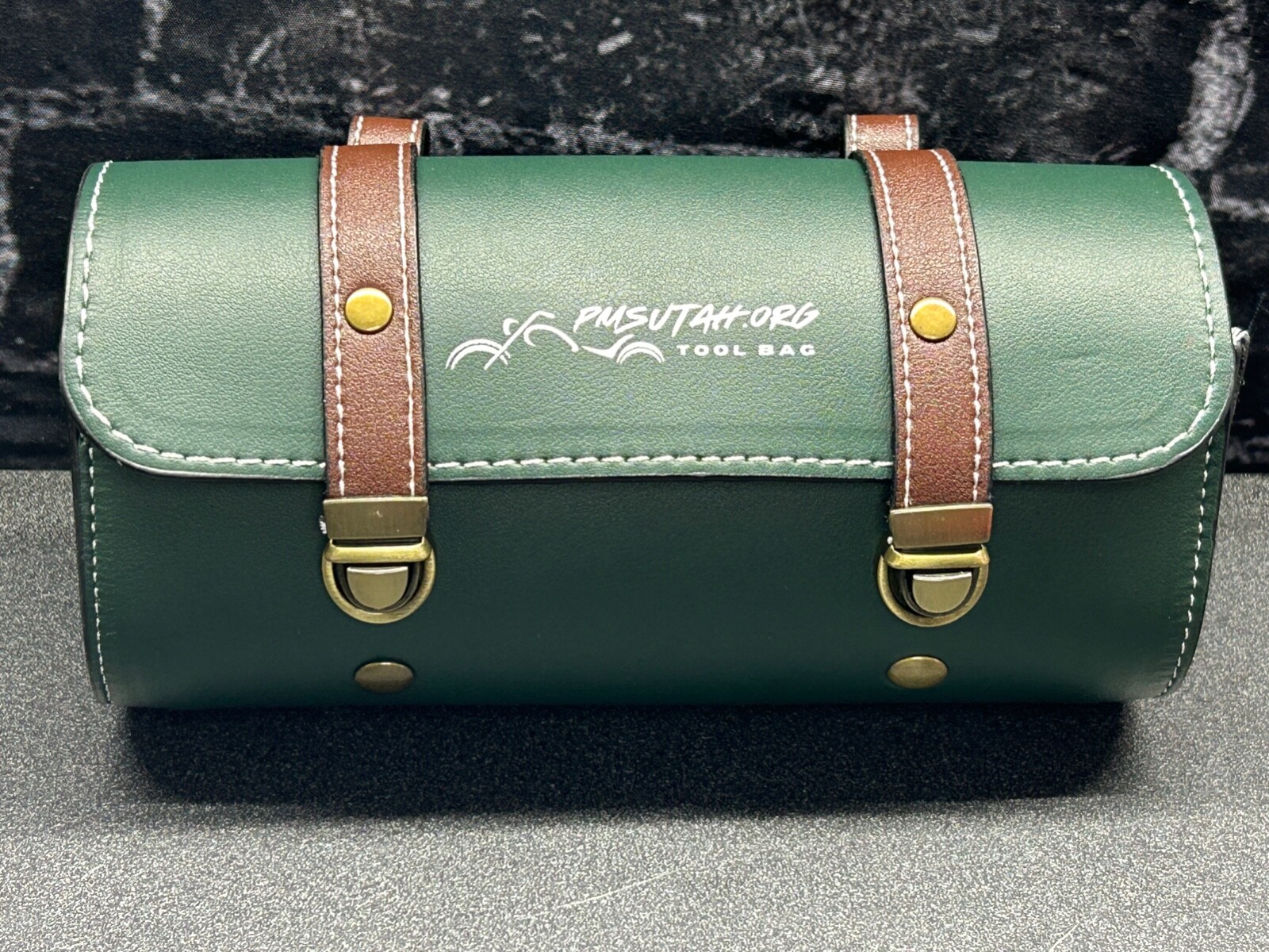 Leather Motorcycle Saddle Bag First Aid Tool Kit Holder Pouch Storage ...