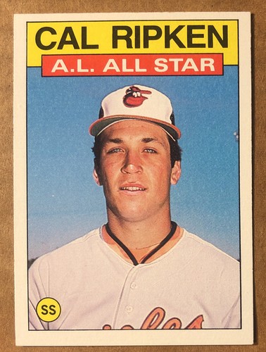 Cal Ripken 1986 Topps All-Star Card #715, Baltimore Orioles, (BIGJ’S ...