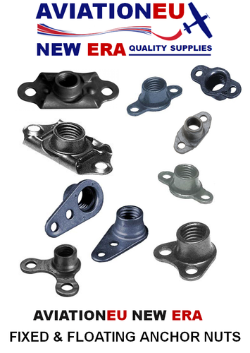 MS21048-06 Fixed Self-Locking Two-Lug Anchor Nut,Thread: 6-32 | eBay