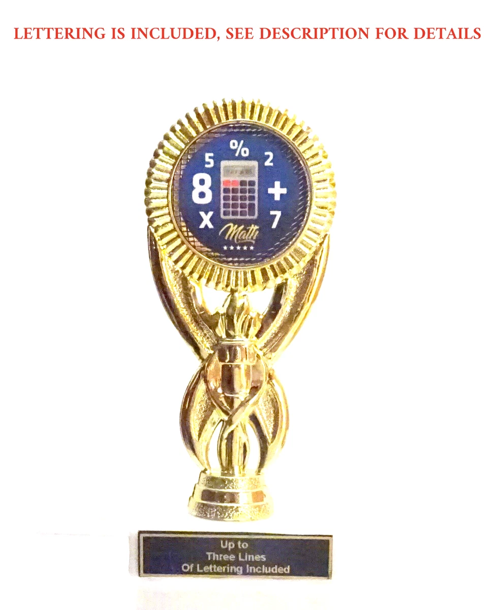 Math Award Trophy