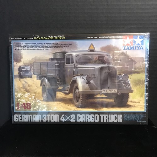 TAMIYA 32585 GERMAN 3 TON 4x2 CARGO TRUCK MODEL KIT-NIB-1/48 SCALE | eBay