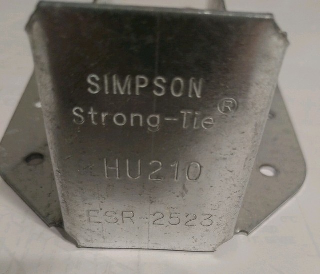 Simpson Strong Tie LU210 20-Gauge 2x10 Face Mount Joist Hanger 50-per ...