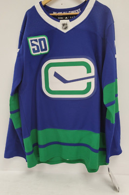 (60468-1) Adidas #40 Petterson 50th Anniversary Retro Vancouver Canucks ...