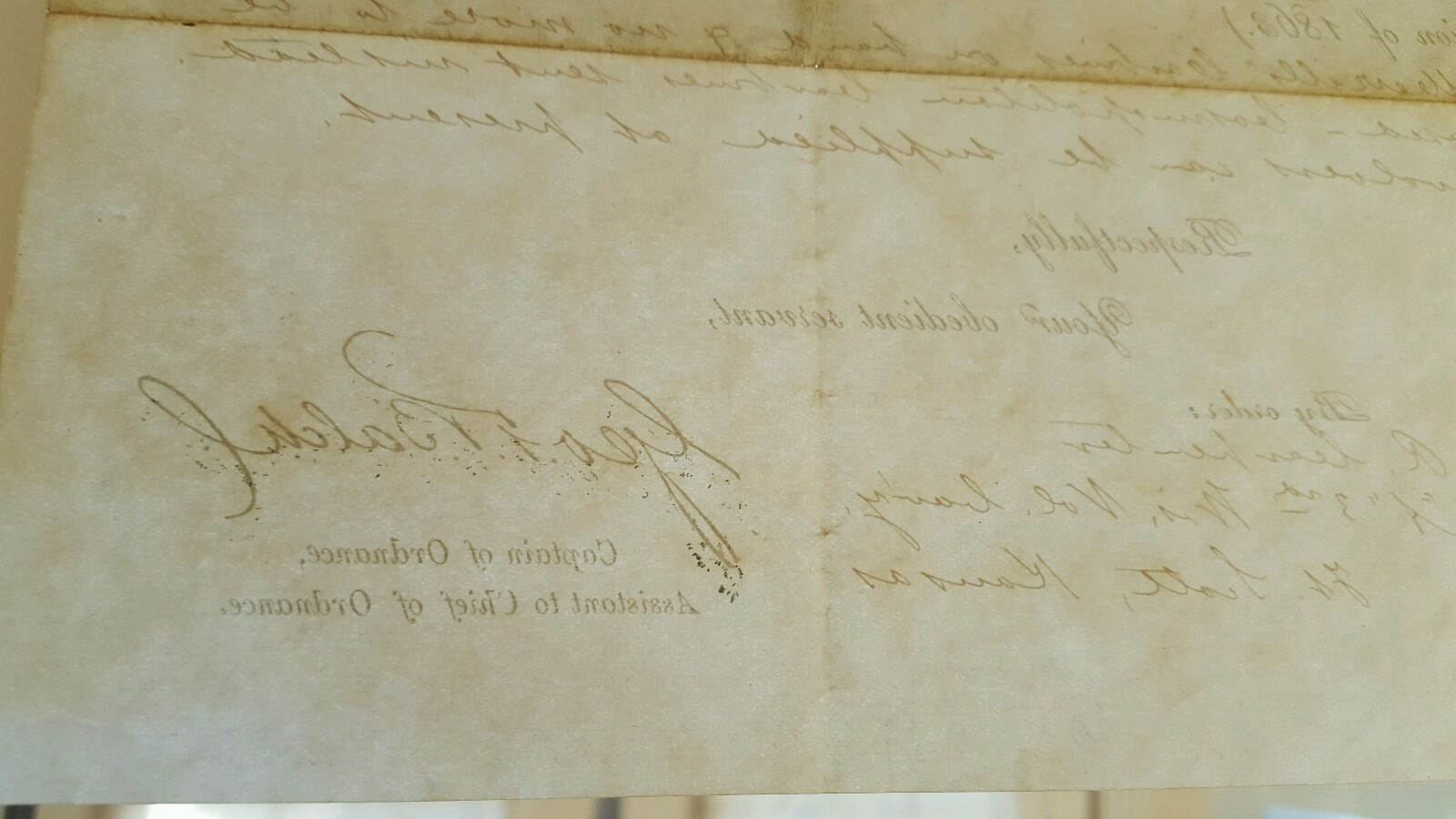Civil War Ordnance War Department George T Balch Signed | eBay
