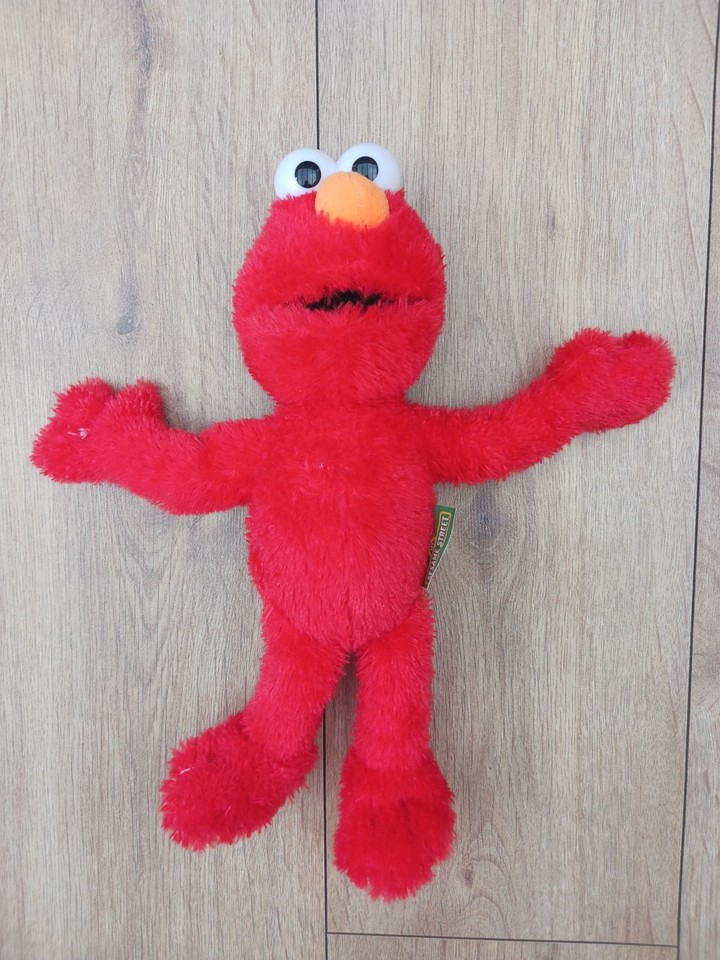 Plush Elmo Sesame Street Bright Red Stuffed Soft Toy 13" (33cm) Muppet Teddy | eBay
