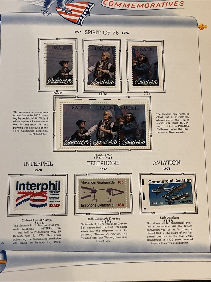 White Ace Stamp Album, #2 United States. High QualityUSA Stamps Almost ...