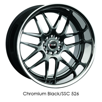 XXR Wheels Rim 526 20x11 5x114.3/5x120 ET11 73.1CB Chromium Black / SSC ...