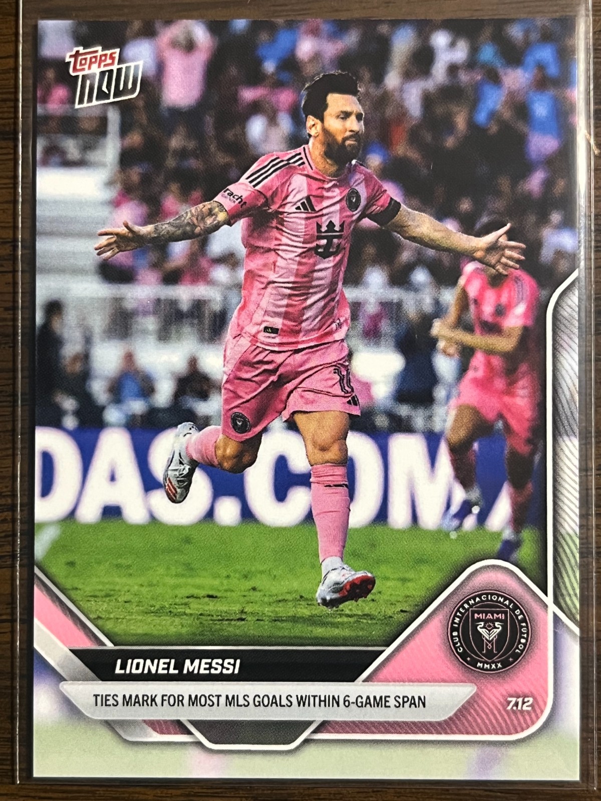 2025 Topps Now MLS #63 Lionel Messi Inter Miami CF | eBay