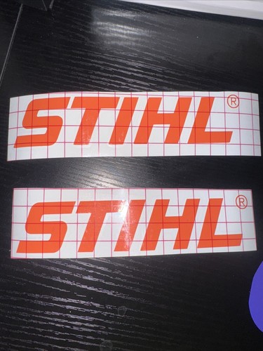 2 Stihl Chainsaw BOGO Decal Sticker Vinyl BEST QUALITY OUTDOOR 7"x1.5 ...