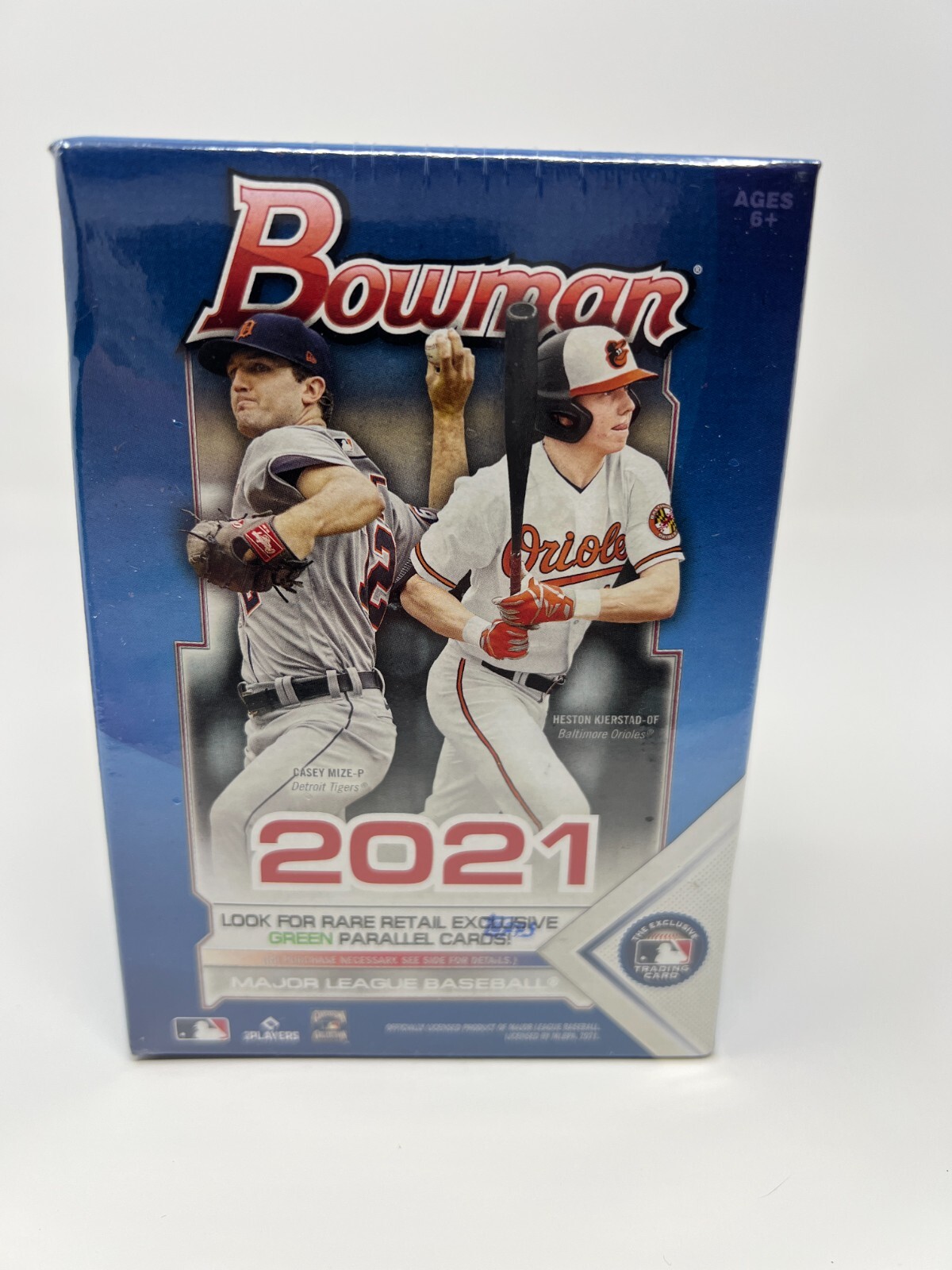 2021 Topps Bowman Baseball Blaster Box MLB Exclusive Green Parallels ...