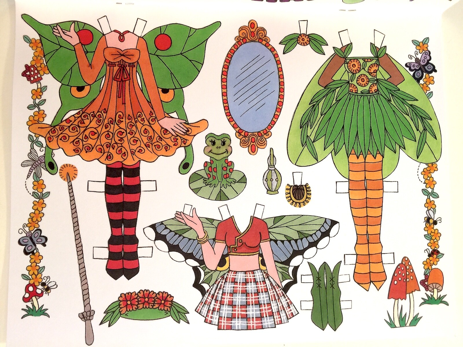 Whimsical! FLUTTER PAPER DOLLS from the Land of Faerie - by Alina ...