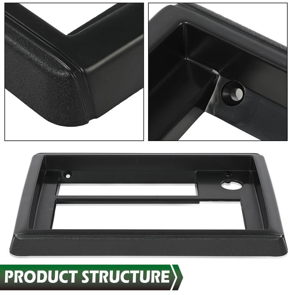 Radio Face Plate Black Fit For 81-88 Chevy El Camino Monte Carlo GMC ...