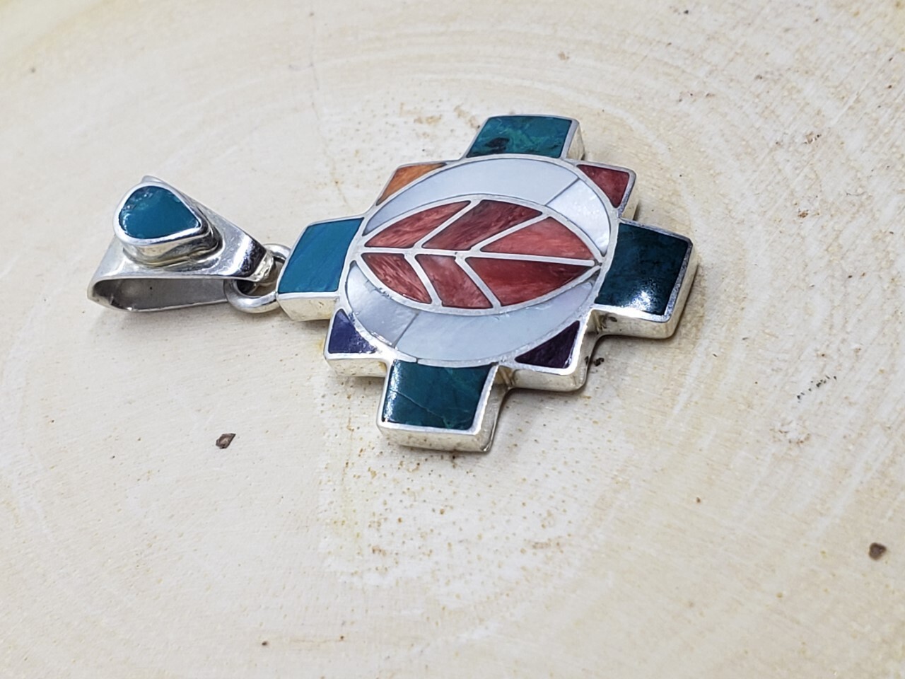 Peruvian Silver Jewelry - Inca Jewelry Pendant Inca leaf design | eBay