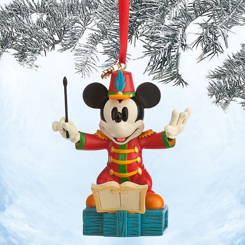 DISNEY STORE MICKEY MOUSE BAND CONDUCTOR SKETCHBOOK CHRISTMAS ORNAMENT ...