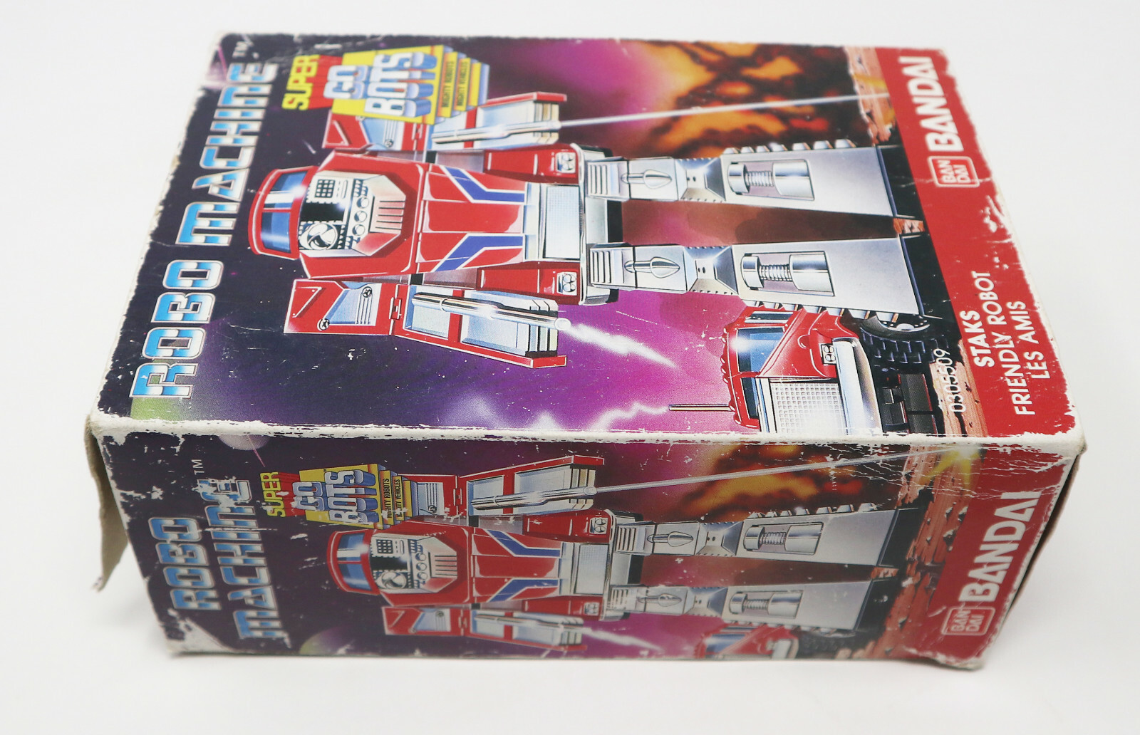 VINTAGE 1985 BANDAI SUPER GOBOTS (GO BOTS) STAKS FRIENDLY ROBOT BOXED ...