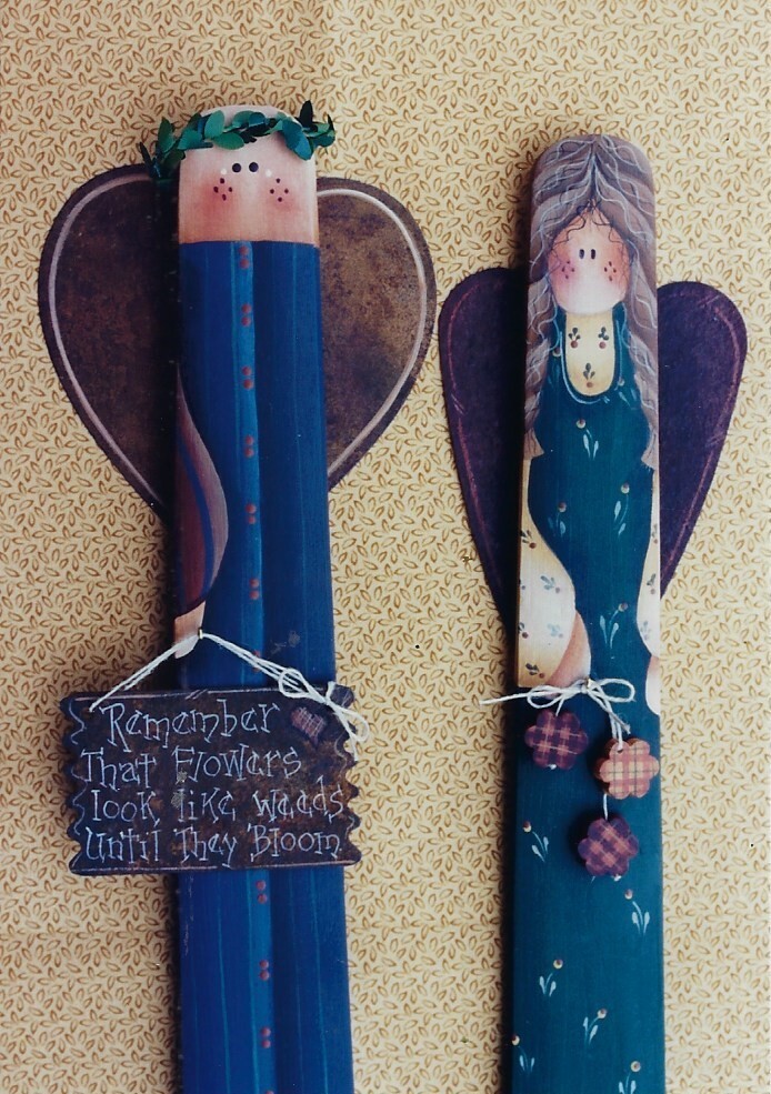 Garden Angels Karen Brockman Decorative Painting Pattern Packet | eBay