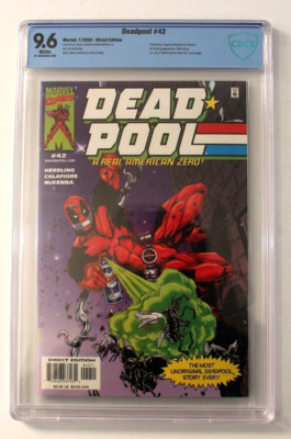 CBCS Graded 9.6 NM+, Marvel Deadpool #42 (2000) GI Joe Silent Issue ...