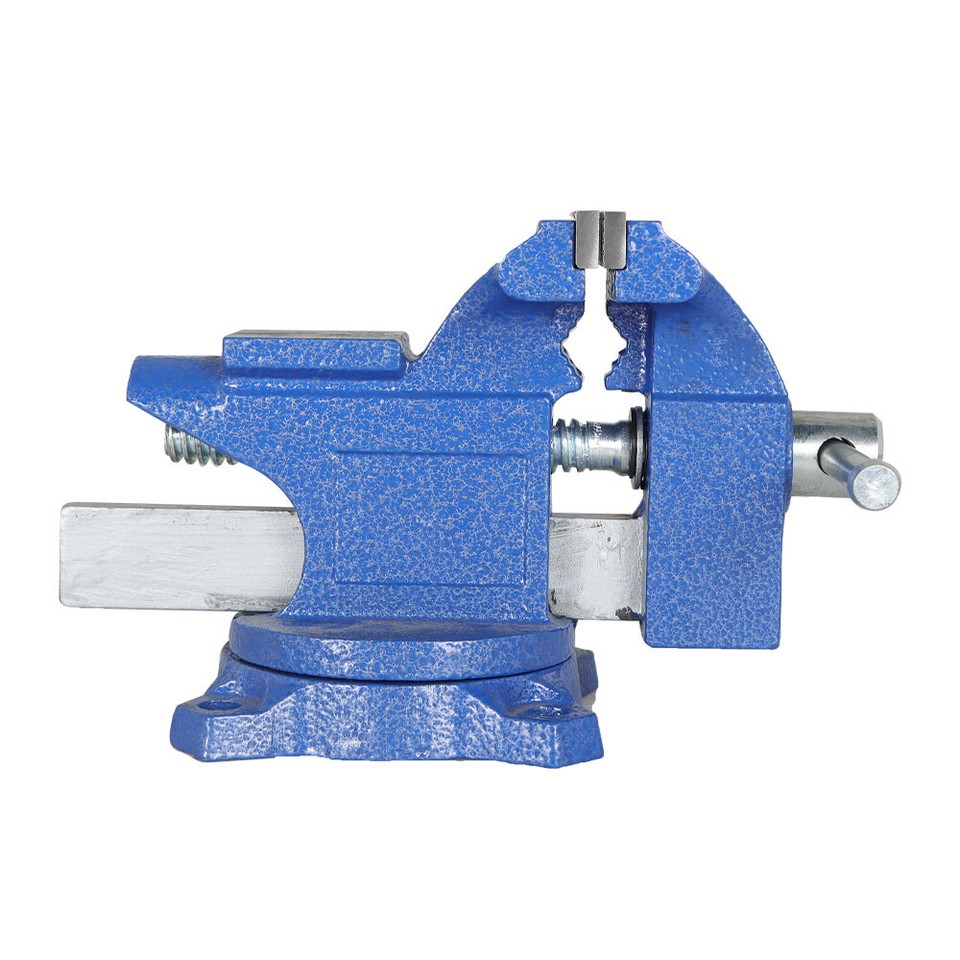 4-1/2" Bench Vise with Anvil Swivel Locking Base Table top Clamp Heavy ...