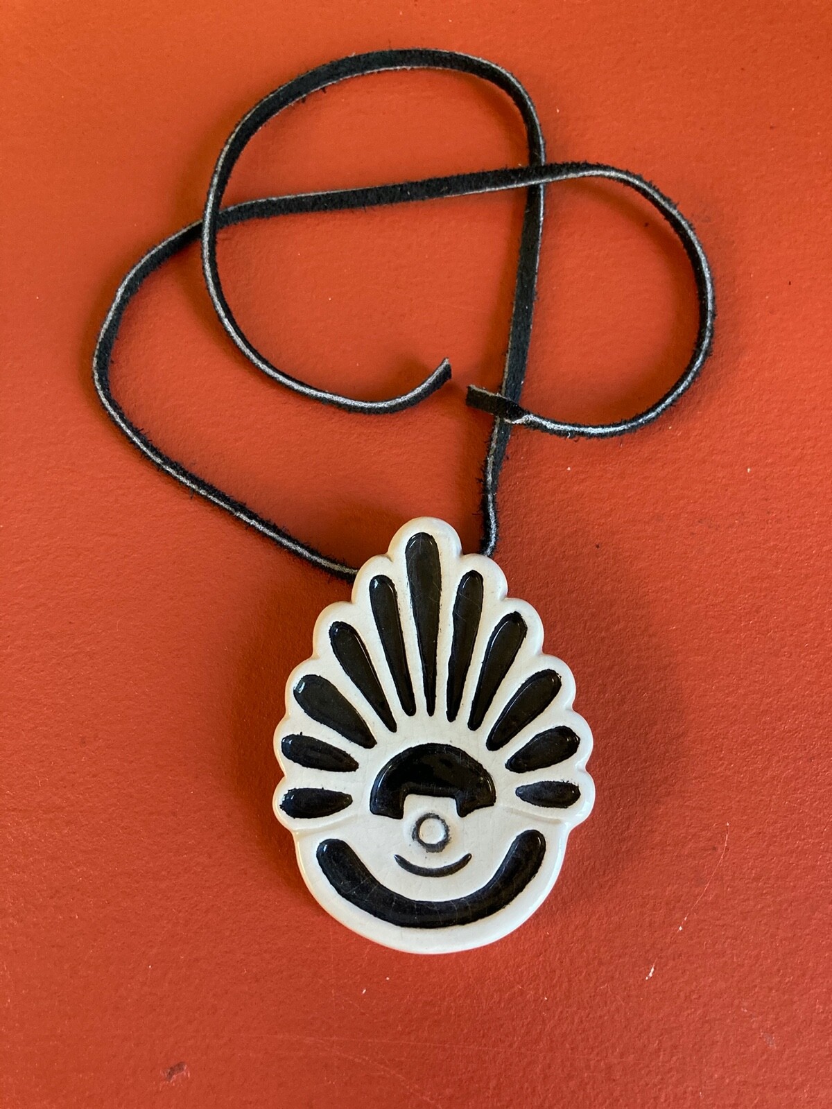 XL Vintage Kachina Leona Caldwell Handmade Black Whit… - Gem