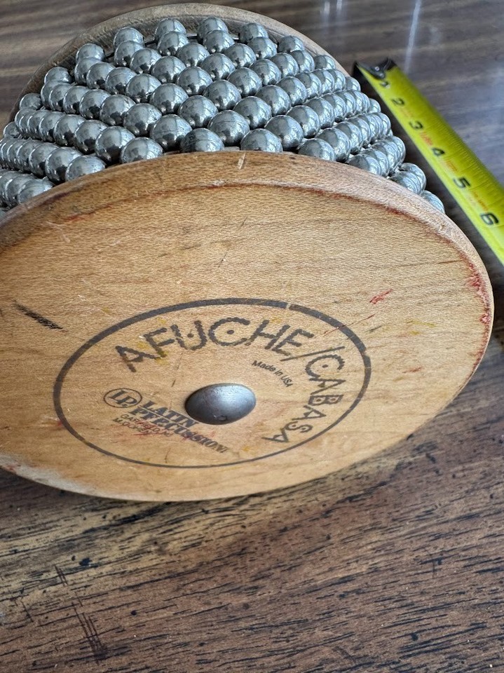 Latin Percussion LP Afuche Cabasa – Wooden Handle, Very Good Condition ...