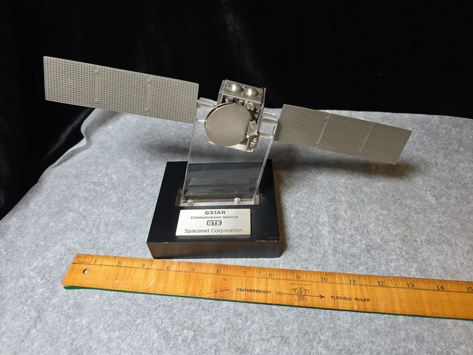 Vintage GTE GSTAR Spacenet Satellite Communications Desktop Model ...