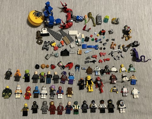 LEGO Bulk Lot 30+ Mini Figures Accessories Figs Mix MUST SEE! | eBay