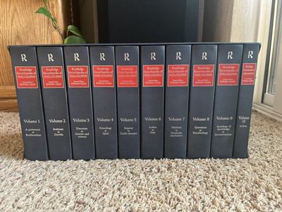 Routledge Encyclopedia Of Philosophy 1998 Edward Craig 10 Volumes NEVER ...