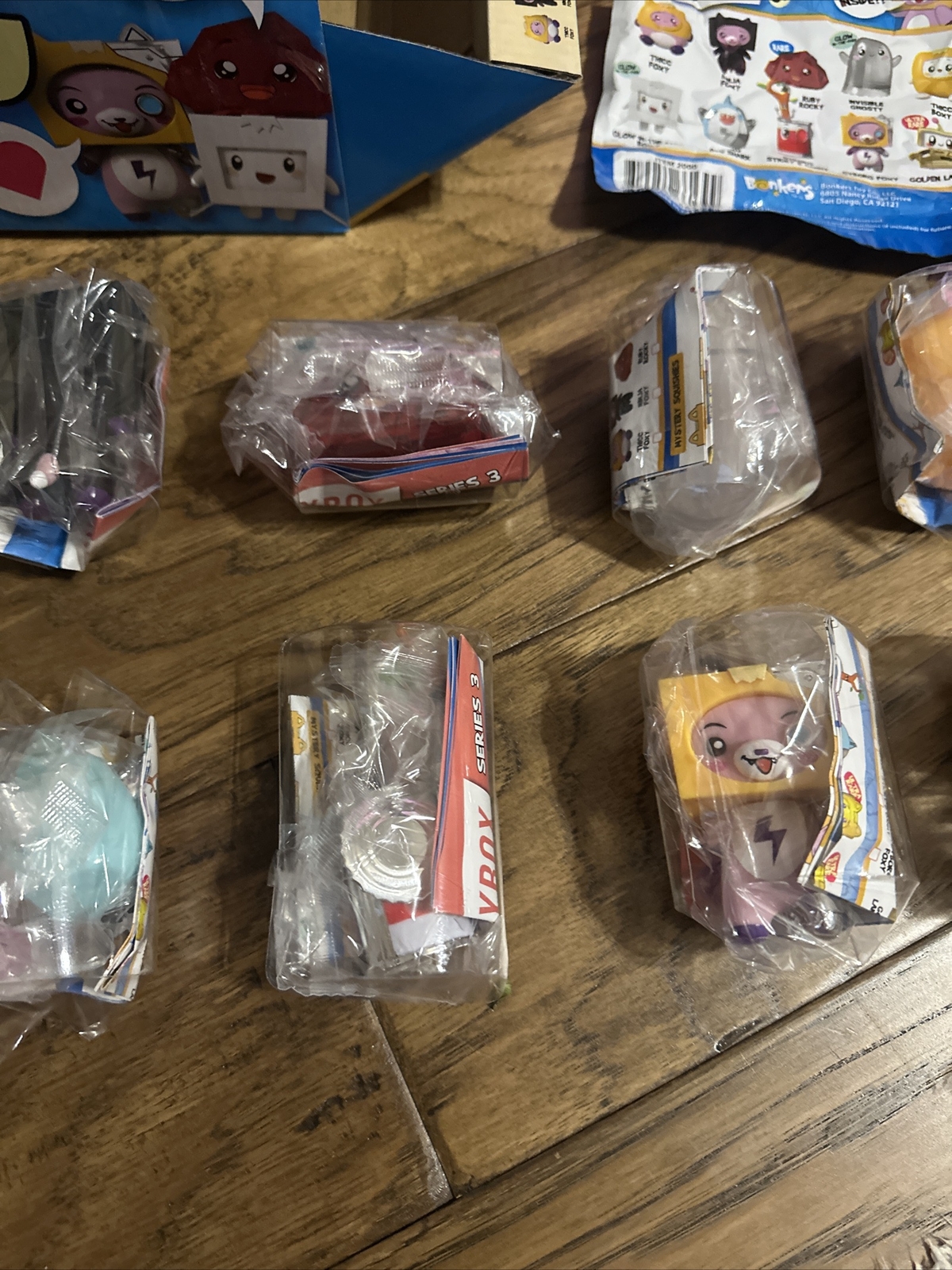 New LANKYBOX Series 3 Complete Set Lot Of 9 Golden Lankybot | eBay