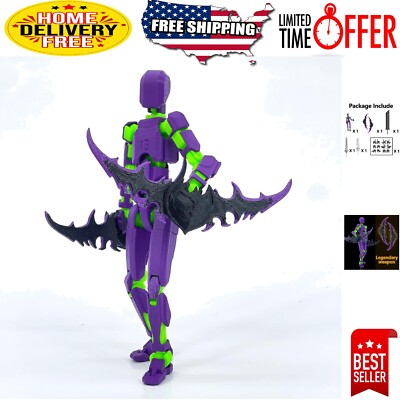 Fully Articulated T13 Action Figure with Unique Designer Weapons for ...