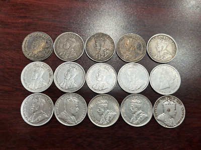 Lot of (15) 80% Silver Canadian Canada Dimes Early 1900'S | eBay