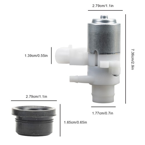 2Pcs Windshield Wiper Washer Fluid Pump For Kenworth T680 T880 ...