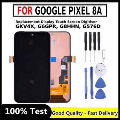 Genuine OLED FOR Google Pixel 8a LCD Display Screen Digitizer Touch ...