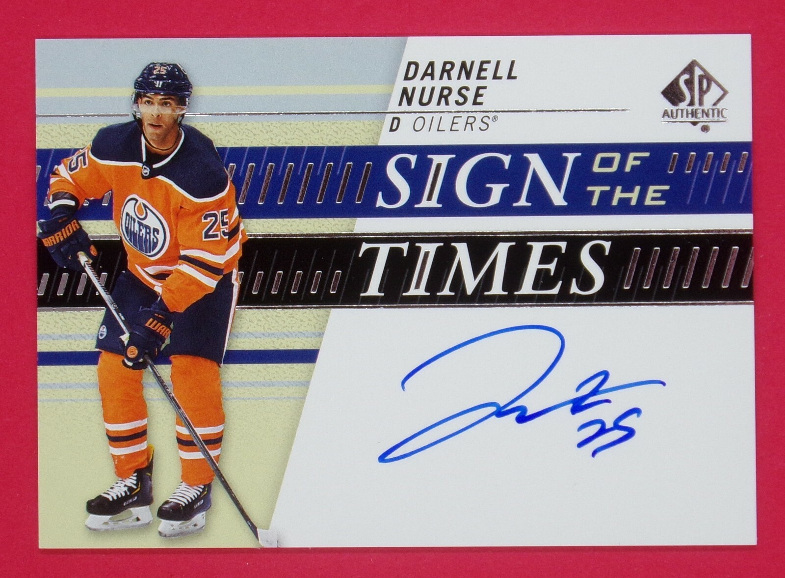 2019-20 SP Authentic Bernie Nicholls Sign of the Times 1980s Autograph ...