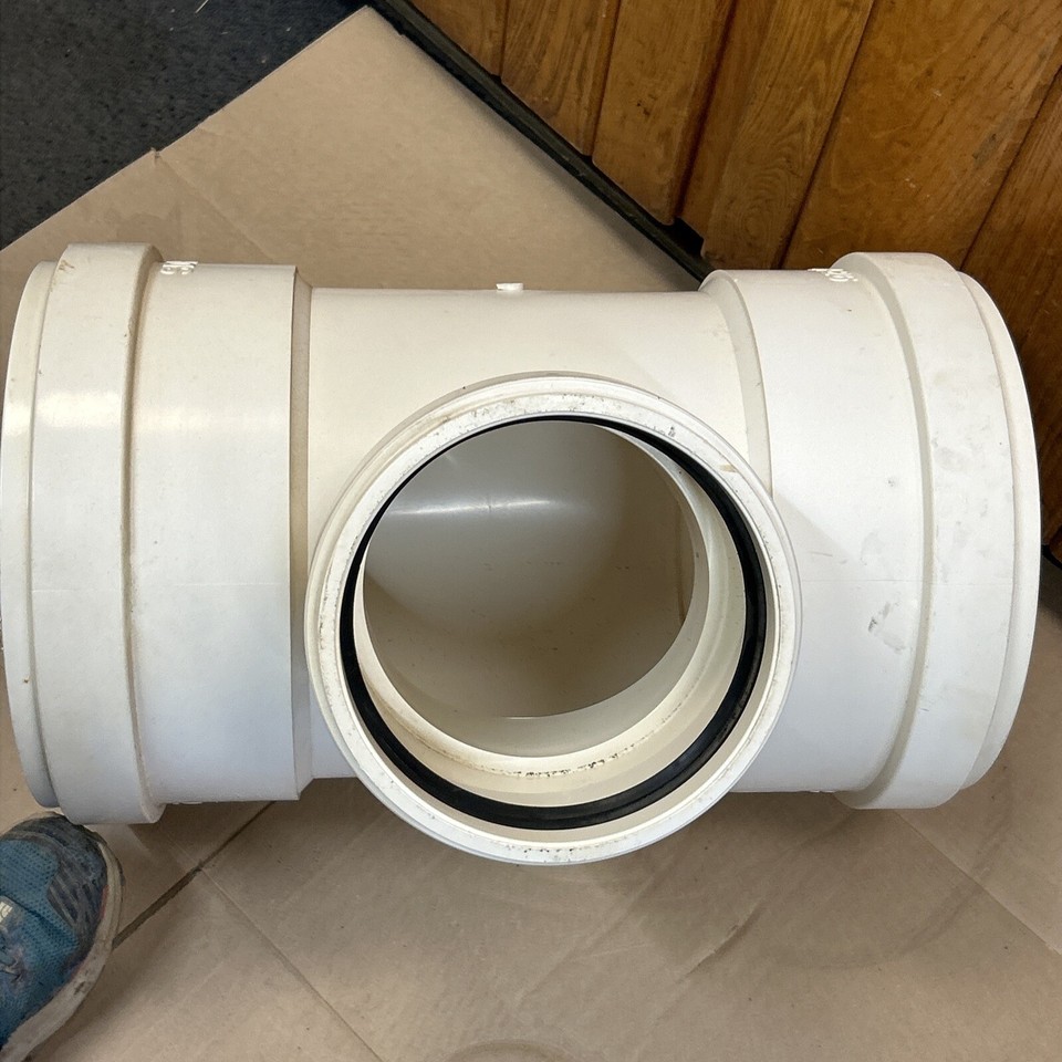 12” X 8” TEE PVC SDR26 Sewer Fitting Gasketed 12.50 X 8.40 (D3034 not ...